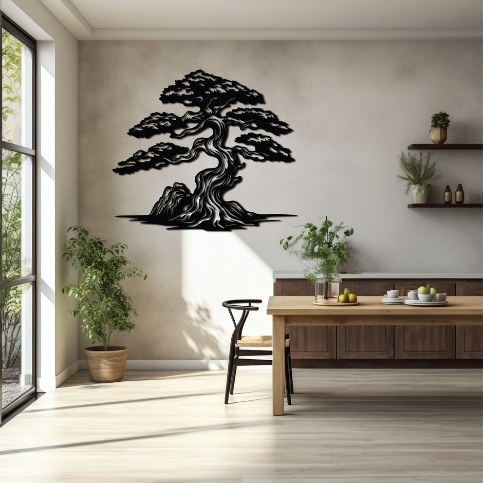 Ancient Bonsai Metal Wall Art – Metallium