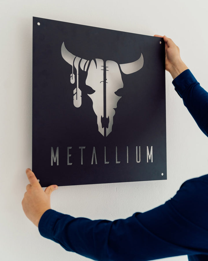 Giraffes On The Move Metal Wall Art – Metallium